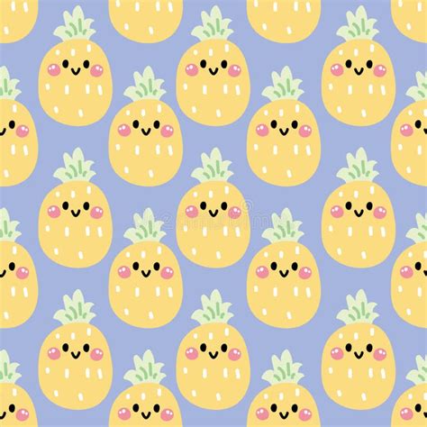 Cute Pineapple Pattern Stock Illustrations 7378 Cute Pineapple Pattern Stock Illustrations