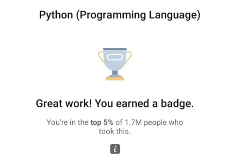 Linkedinskillassessment Python Programming Language Coding Learning Elearning