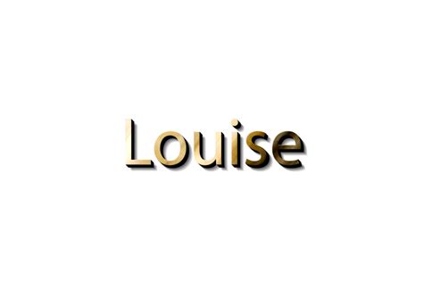 Luise Name 3d 15733321 Png
