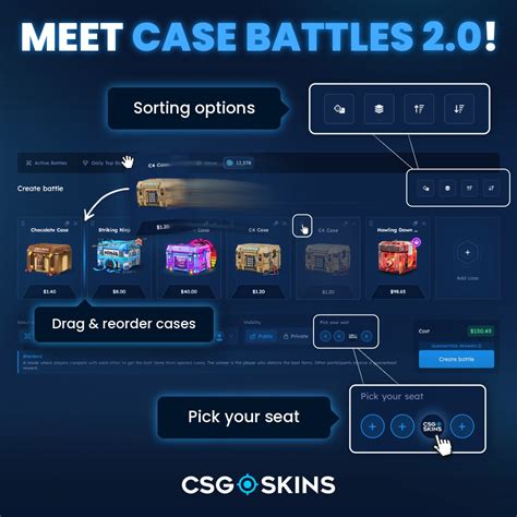 Csgo Skinscom ⚔️ Case Battles Got A Major Update From A Refreshed