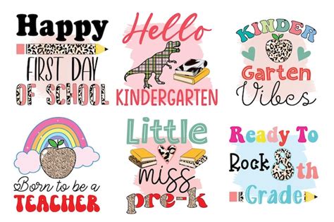 학교 및 파이 데이 Svg 승화 디자인으로 돌아가기 프리미엄 벡터