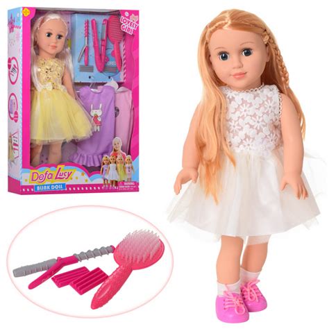 Купить Кукла пупс Кукла пупс с длинными волосами и расческой Кукла с набором парикмахера цена