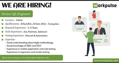 Apurva Harne On Linkedin Workpulse Llc Is Hiring Senior Qa Engineer Spread The Word Get Right