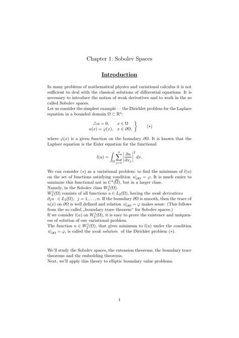 pdf chapter 1 sobolev spaces introduction uni … 1 sobolev spaces