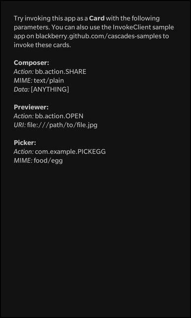 Cascades Invoke Target Example