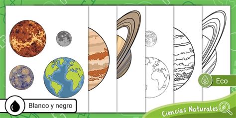 Planetas Recortables De Sprout Para Imprimir Material Didactico El