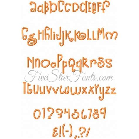 Sugar Britches Embroidery Font