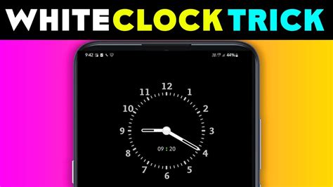 White Clock Hide Photo Video TN Shorts