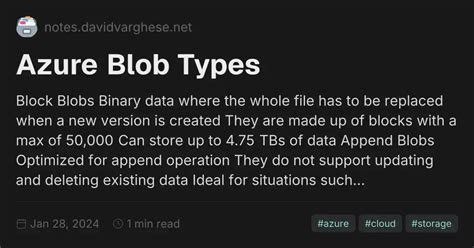 azure blob types