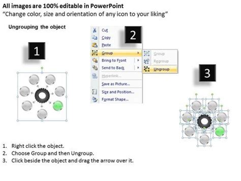 Business Concepts Steps Circular Demonstration Of Diagrams PowerPoint