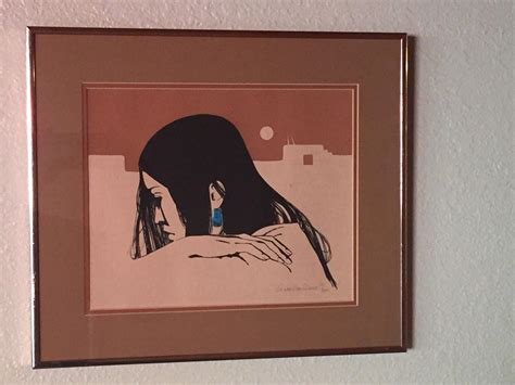 2 Anke Van Dun Signed Serigraphs With Real Turquoise 1982 1926460684