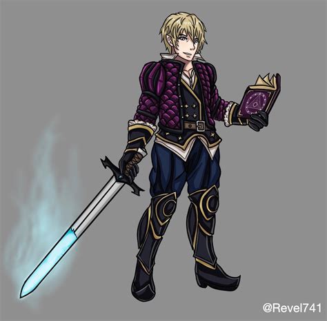 Oc Art Robin Westwell My Half Elf Warlock Rdnd