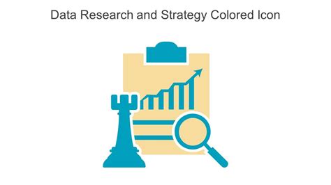 Data Research And Strategy Colored Icon In Powerpoint Pptx Png And