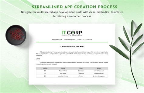 IT Mobile App Bug Tracking Template In Word PDF Google Docs Download Template Net