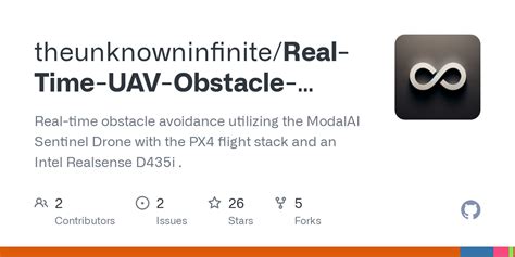 github theunknowninfinite real time uav obstacle avoidance using