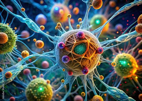 Microfilaments In A Cell Essential Components Of Cytoskeleton For Cell