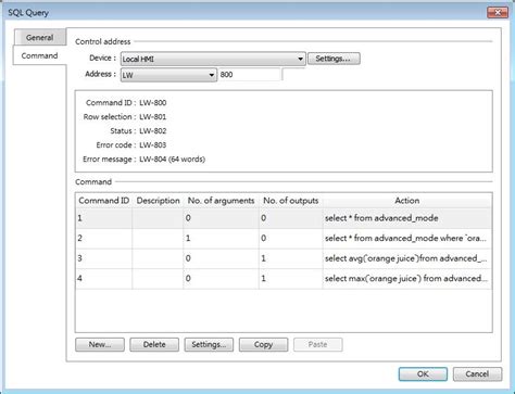 Sql Query Basic And Advanced Mode Weintek Forum