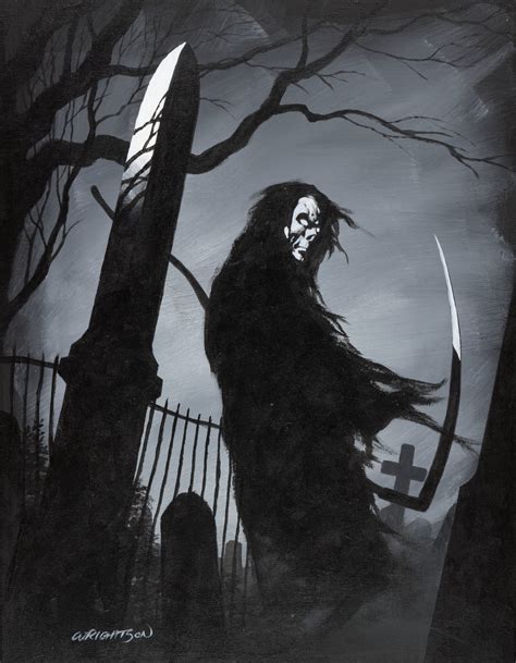The Reaper C 2003 By Bernie Wrightson Rimaginarygods