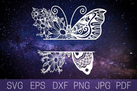 Butterfly Mandala Graphic By Cnxsvg · Creative Fabrica
