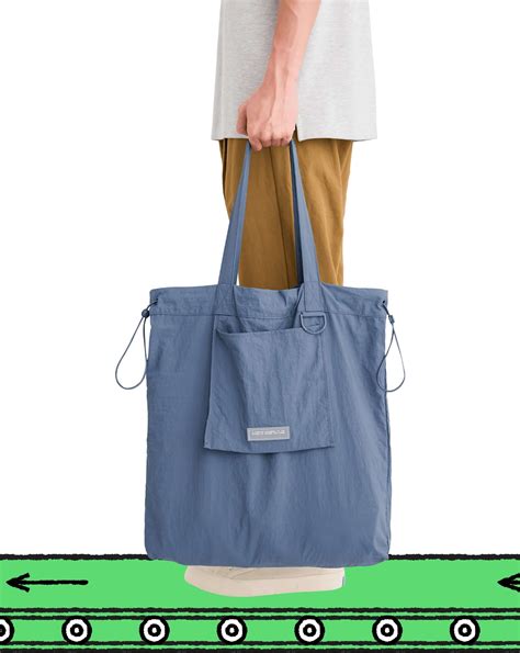 Drawstring Toggle Tote