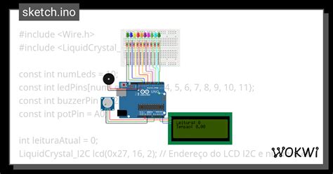 Atividade 6 Wokwi Esp32 Stm32 Arduino Simulator