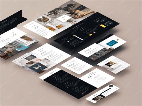 Premium Photo Modern User Interface Design Template Mockups Ui Ux