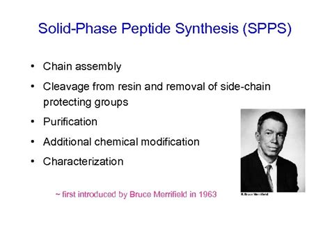 蛋白質體學 Proteomics 2010 Solid Phase Peptide Synthesis Spps And