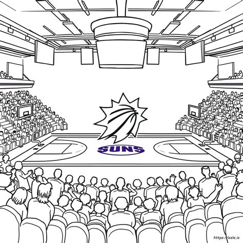 Phoenix Suns Logo Ausmalbilder