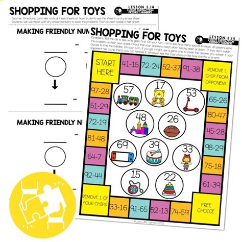 Lucky To Learn Math 2 Digit Subtraction With Friendly Numbers Lesson 314 Collaboration