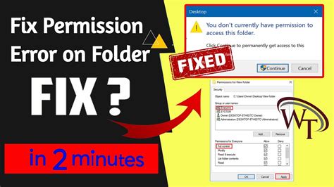 You Dont Currently Have Permission To Access This Folder Windows 710 Fix Permission Errors