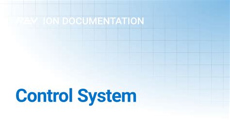 Control System Rev Robotics Documentation