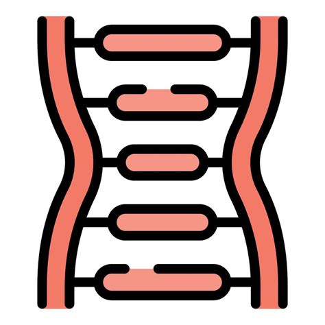 Dna Structure Connecting Lines Forming Double Helix Shape For Science And Medical Concepts