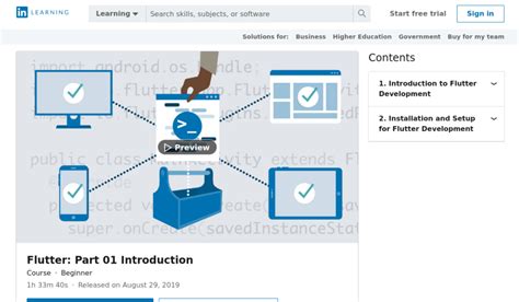 Best Flutter Courses Classes And Tutorials Online Venture Lessons
