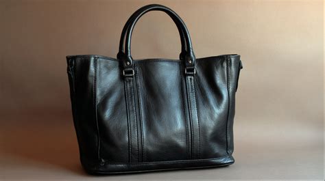 Tignanello Black Leather Tote Style Meets Function