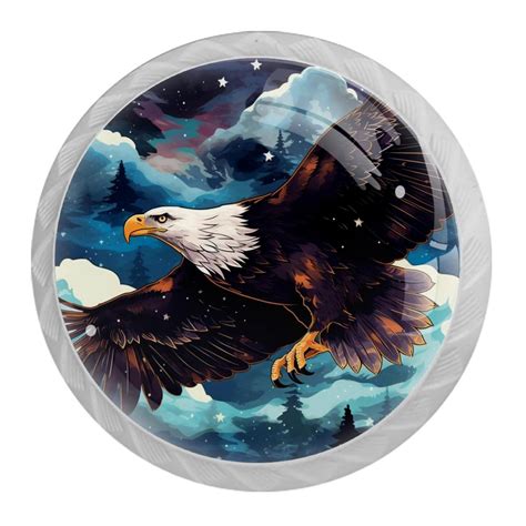 Hawk Fly Starry Custom Drawer Knobs Cabinet Knobs Abs Glass Drawer