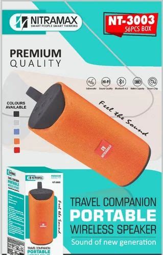 Black Nt 3003 Wireless Portable Speaker At ₹ 250 Piece In Mumbai Id 25963085630