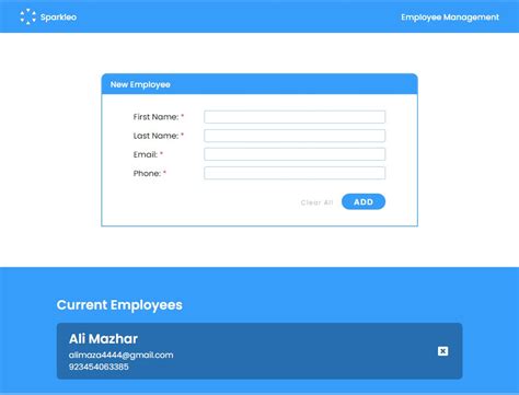 Github Alimazhar4employee Management System Basic Employee