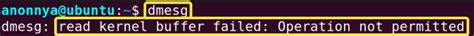 the “dmesg” command in linux [7 practical examples]