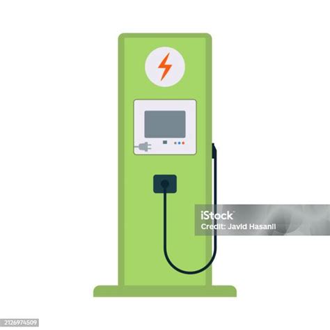 전기 자동차 충전소 아이콘입니다 전기 충전소 벡터 일러스트 레이 션 그린 에너지 0명에 대한 스톡 벡터 아트 및 기타 이미지 0명 개념 거미줄 Istock