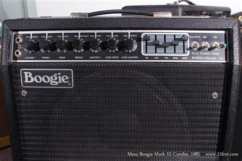 Mesa Boogie Mark III Combo Amplifier Fret Com Mesa Boogie Mark III Combo Amplifier Fret Com