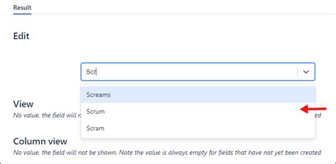 select jira project