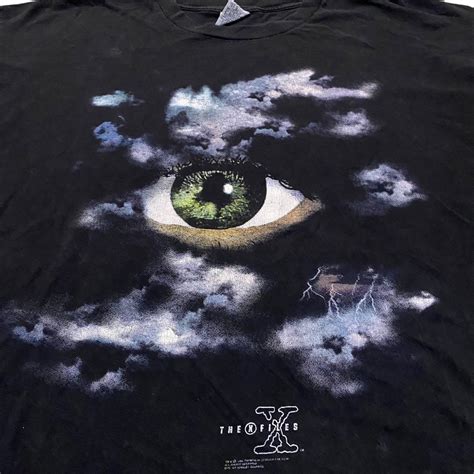 Vintage 1994 X Files Promo Shirt Black With Depop