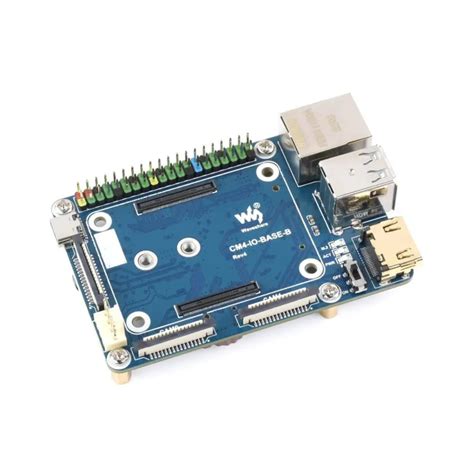 waveshare cm4 io base box b usb hdmi adapter for raspberry pi compute
