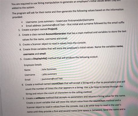 solved the you are required to use string manipulation to