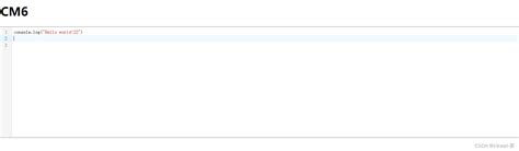 用js写在线javascript编辑器 基于codemirrorjs在线编辑器 Csdn博客