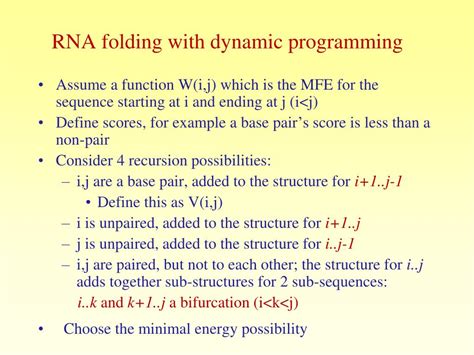 Ppt Predicting Rna Structure And Function Powerpoint Presentation
