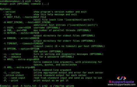 Pssh Execute Ssh Commands On Multiple Systems Using Single Command