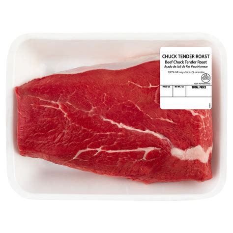 Chuck Beef Tender Roast Tray Fresh 1 62 3 73 Lb