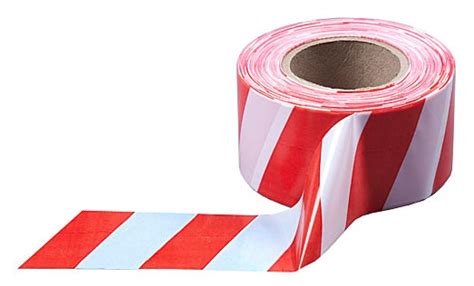 ЛО Лента оградительная штриховая 50мм 200м "Зебра", красно-белая купить ...