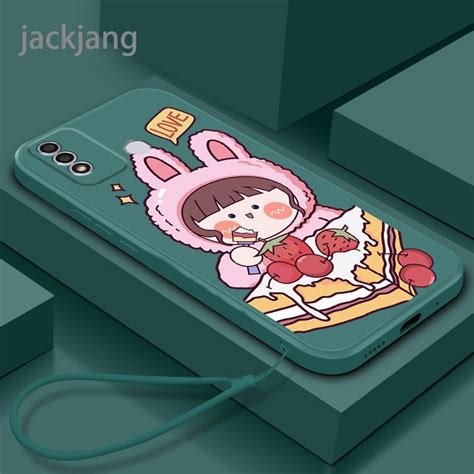 Casing ITEL P VISION S Phone Case Softcase Silicone New DesignLovely Strawberry Shortcake
